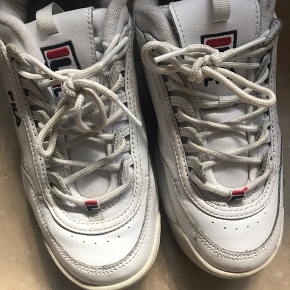 Fila | Shoes | White Fila Disruptors | Poshmark